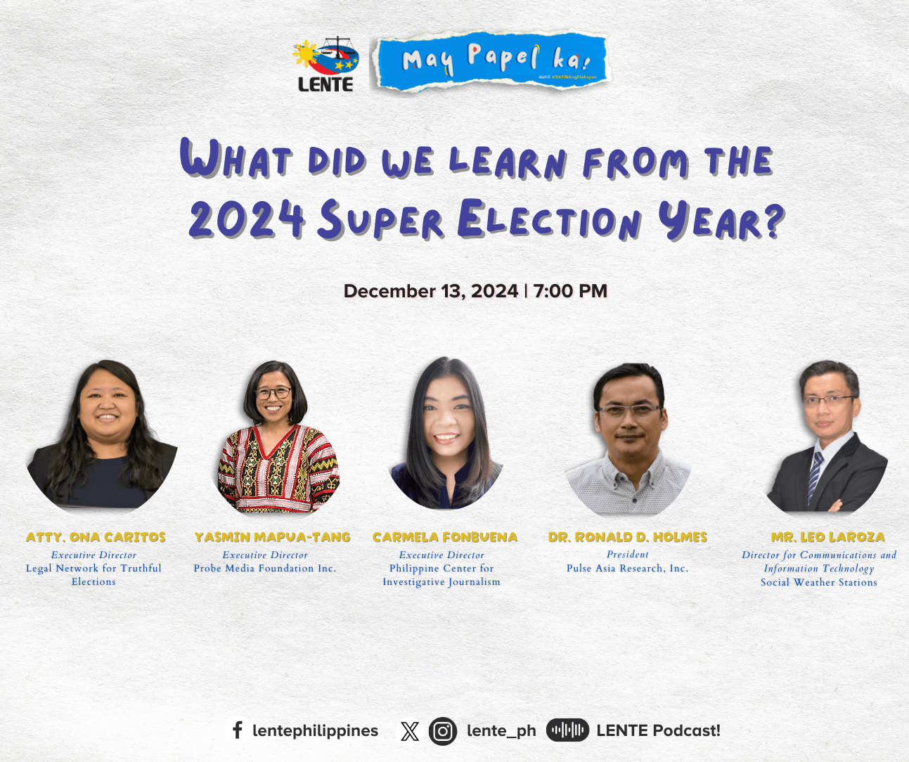 [LENTE | NEW EPISODE] What did the Philippines learn from the 2024 ...